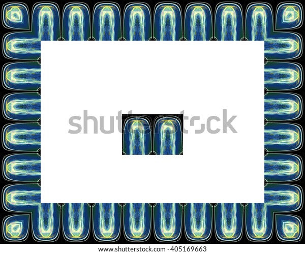 Border Abstract Digital Art Derived Photograph Stock Illustration 405169663