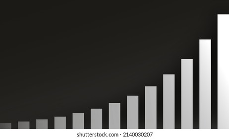 Border Frame Diagram Bar Chart Gradient Stock Illustration 2140030207 ...