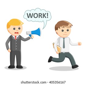 Boss Order Work Stock Illustration 405356167 | Shutterstock