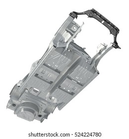 Bottom View Car Frame Without Chassis Stock Illustration 524224780 ...