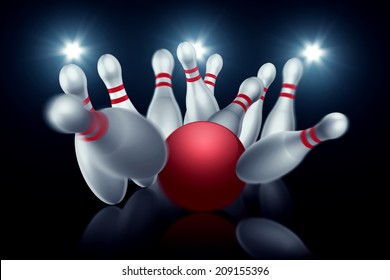 27,582 Bowling Pin Strike Images, Stock Photos & Vectors | Shutterstock