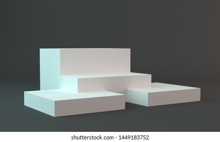 Box Display Backdrop Blank Cubic Stand 스톡 일러스트 1449183752 | Shutterstock
