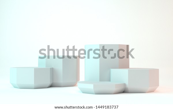Box Display Backdrop Blank Cubic Stand 스톡 일러스트 1449183737 | Shutterstock