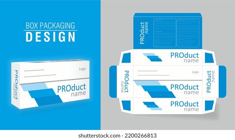 Box Packaging Design Template Design Stock Illustration 2200266813 ...