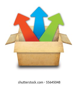 1,494 Cardboard arrows boxes directional Images, Stock Photos & Vectors ...