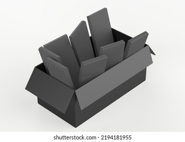 Box Within Boxes Mockup Isolated On Stock Illustration 2194181955 ...