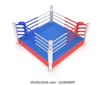Boxing Ring High Resolution 3d Render Stock Illustration 161834609 ...