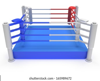 Boxing Ring High Resolution 3d Render Stock Illustration 165989672 ...