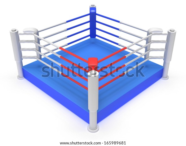 Boxing Ring High Resolution 3d Render Stock Illustration 165989681 ...