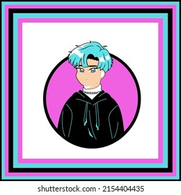 Boy Anime Design Multi Frame Stock Illustration 2154404435 | Shutterstock