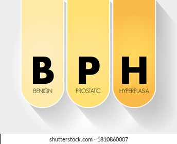 Bph Benign Prostatic Hyperplasia Acronym Medical Stock Illustration ...