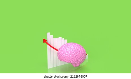 Brain Chart Arrow Sci Education Concept Stock Illustration 2162978007 ...