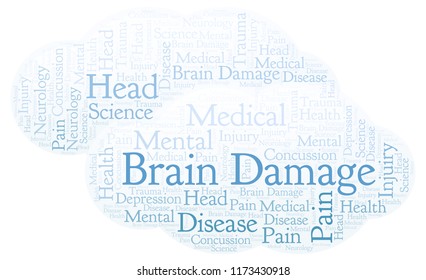 Brain Damage Word Cloud Stock Illustration 1173430918 | Shutterstock
