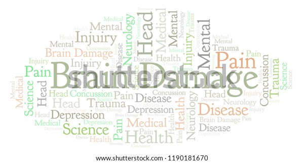 Brain Damage Word Cloud Stock Illustration 1190181670 | Shutterstock
