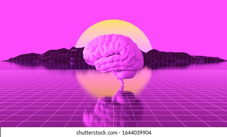 509 Brain vintage front Images, Stock Photos & Vectors | Shutterstock