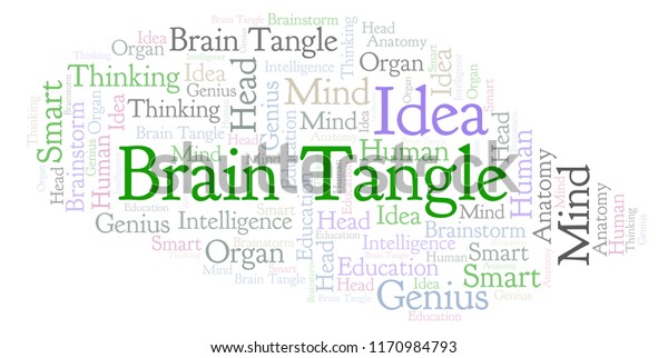 Brain Tangle Word Cloud Stock Illustration 1170984793 | Shutterstock