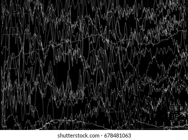 Brain Wave On Eeg Background Electroencephalogram Stock Illustration ...