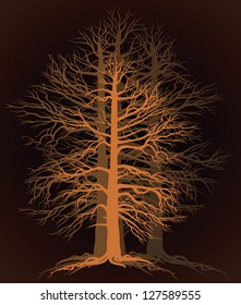 Branchy Tree Stock Illustration 127589555 | Shutterstock