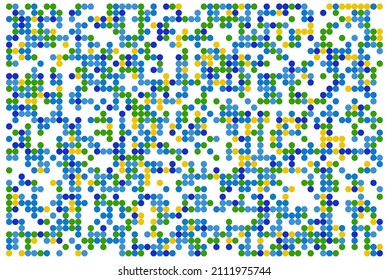 Brazilian Pattern Editable Circles Texture Brazilian Stock Illustration ...