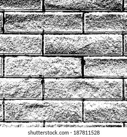 Brick Overlay Background Texture Your Design Stock Illustration ...