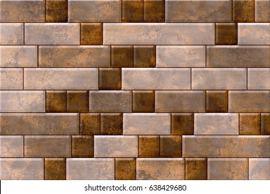 Brick Tiles Pattern Design Background Building Stock Illustration ...