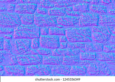Brick Wall Normal Map Stok İllüstrasyon 1245336349 | Shutterstock