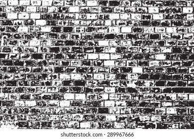 Brick Wall Overlay Texture Your Design Stock Illustration 289967666 ...