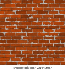 Brick Wall Seamless Texture Tile Stock Illustration 2214416087 ...