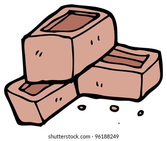 Bricks Cartoon Stock Vector (Royalty Free) 54785662 | Shutterstock