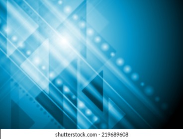 Bright Blue Technical Background Stock Illustration 219689608 ...