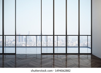 Spacious Room Panoramic Windows Modern Office Stock Photo (Edit Now ...