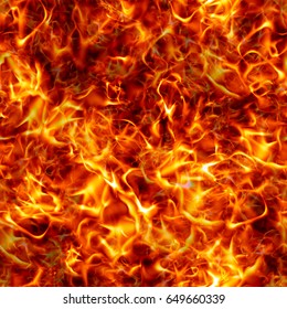 Seamless Texture Fire Flame Background Seamless Stock Illustration ...