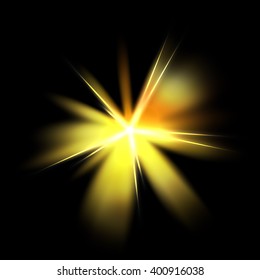 Bright Flash Explosion Burst Effect Background Stock Illustration ...