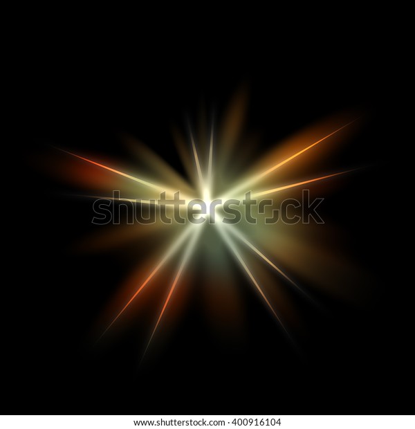 Bright Flash Explosion Burst Effect Background Stock Illustration ...