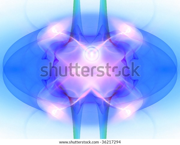 Bright Luminous Blue Background Stock Illustration 36217294