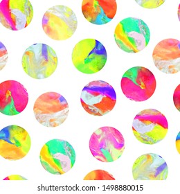 Bright Seamless Marble Circle Pattern Stock Illustration 1498880015 ...
