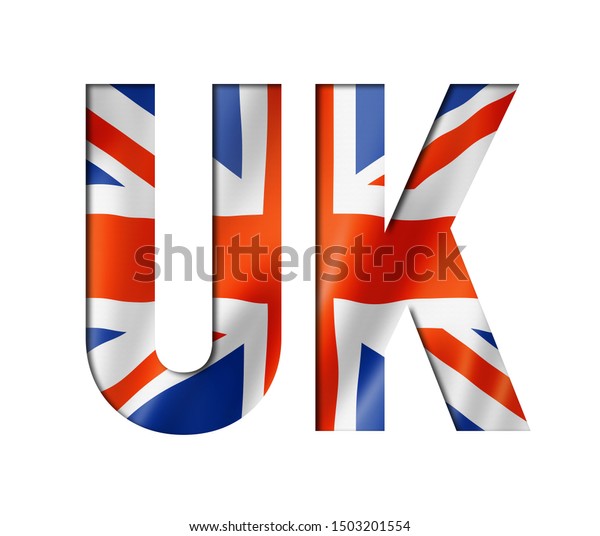 British Flag Text Font Uk Symbol 스톡 일러스트 1503201554 | Shutterstock