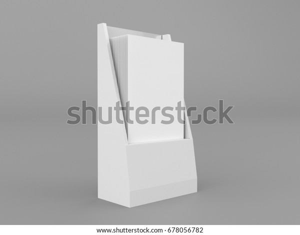 Brochure Flyer Box Template 3d Rendering Stock Illustration 678056782 ...