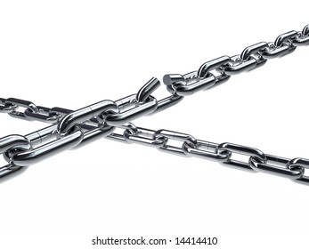 Broken Chain Stock Illustration 14414410 | Shutterstock