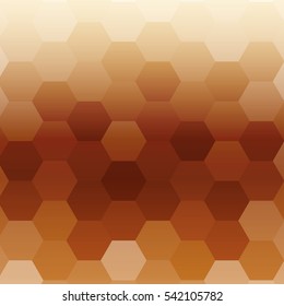 Bronze Color Gradient Background Hexagonal Pattern Stock Illustration ...