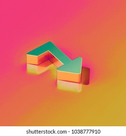 Bronze Level Down Icon On Candy Stock Illustration 1038777910 ...