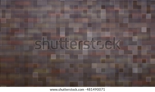Brown Background Consisting Brown Pixels Different Stock Illustration ...
