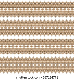 Brown Ethnic Pattern Background Stock Illustration 367124771