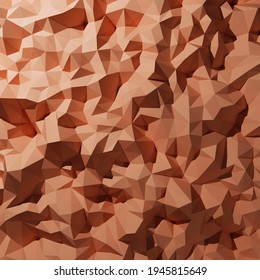 Brown Polygon Background 3d Rendering 3d Stock Illustration 1945815649 ...