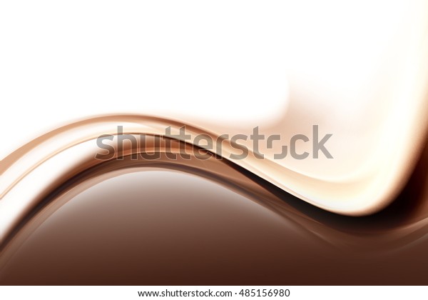 Brown Wave Design Background 스톡 일러스트 485156980 | Shutterstock