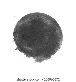 Brush Stroke Circle Texture Buttons Stock Illustration 186965672 ...