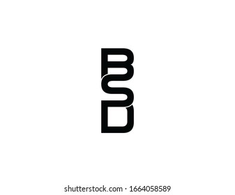 Bsl Original Monogram Logo Design Stock Illustration 1665347749