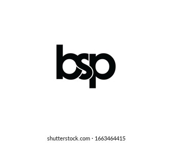 Bsp Original Monogram Logo Design Stock Illustration 1663464415 ...