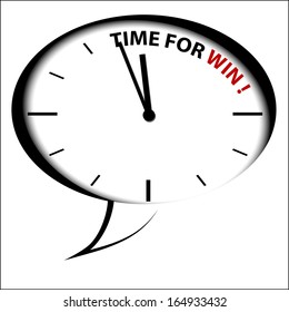 Bubble Clock Time Win Stock Illustration 164933432 | Shutterstock