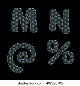 Bubble Wrap Alphabet Set Stock Illustration 499228705 | Shutterstock